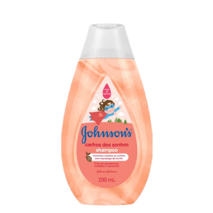 SHAMPOO JOHNSONS BABY CAB. CACHEADOS FR 200 ML (ROSA)