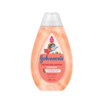 SHAMPOO JOHNSONS BABY CAB CACHEADOS FR 400ML(ROSA)
