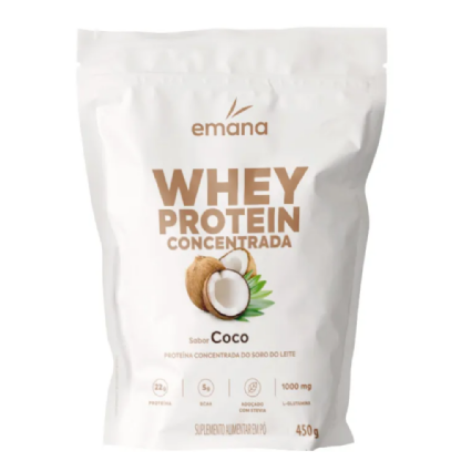 Emana Whey Protein Coco - 450g | Mafra