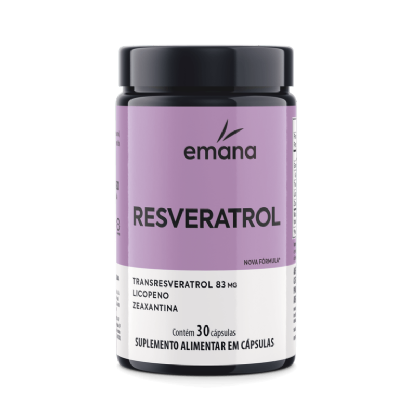EMANA RESVERATROL 30 CAPSULAS GEL