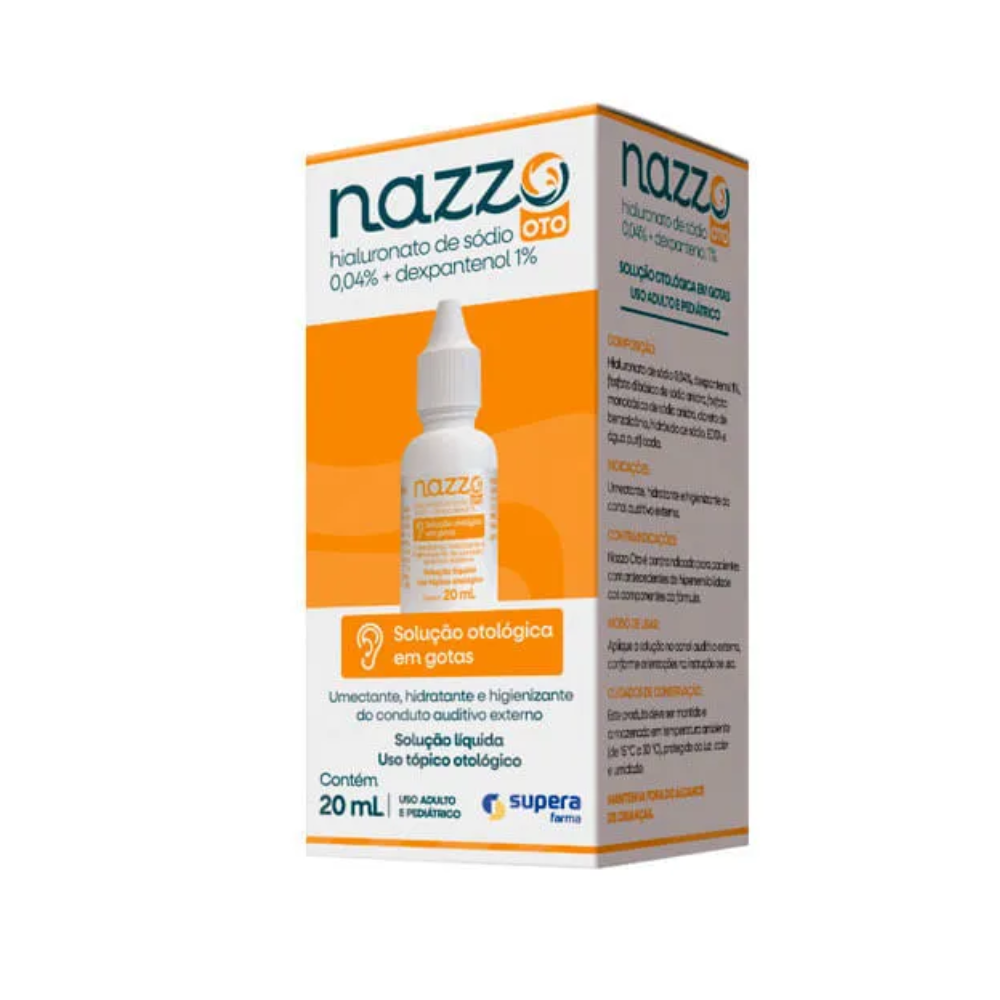 NAZZO OTO SOLUÇÃO OTOLOGICA FRASCO C/20ML